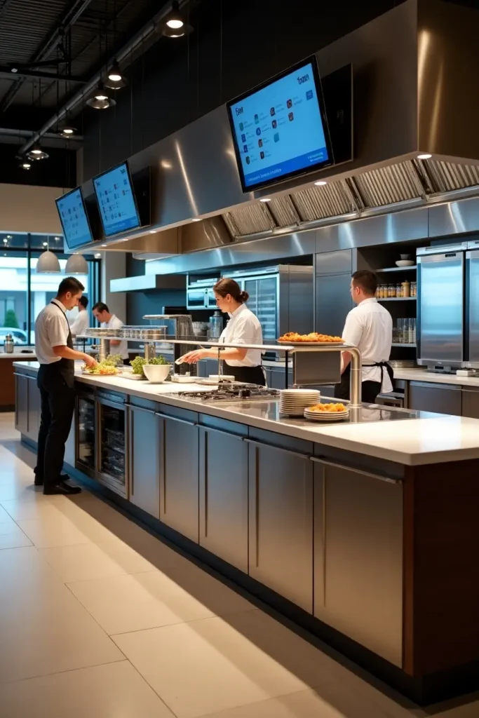 21 Inspiring Open Kitchen Restaurant Design for Small Family