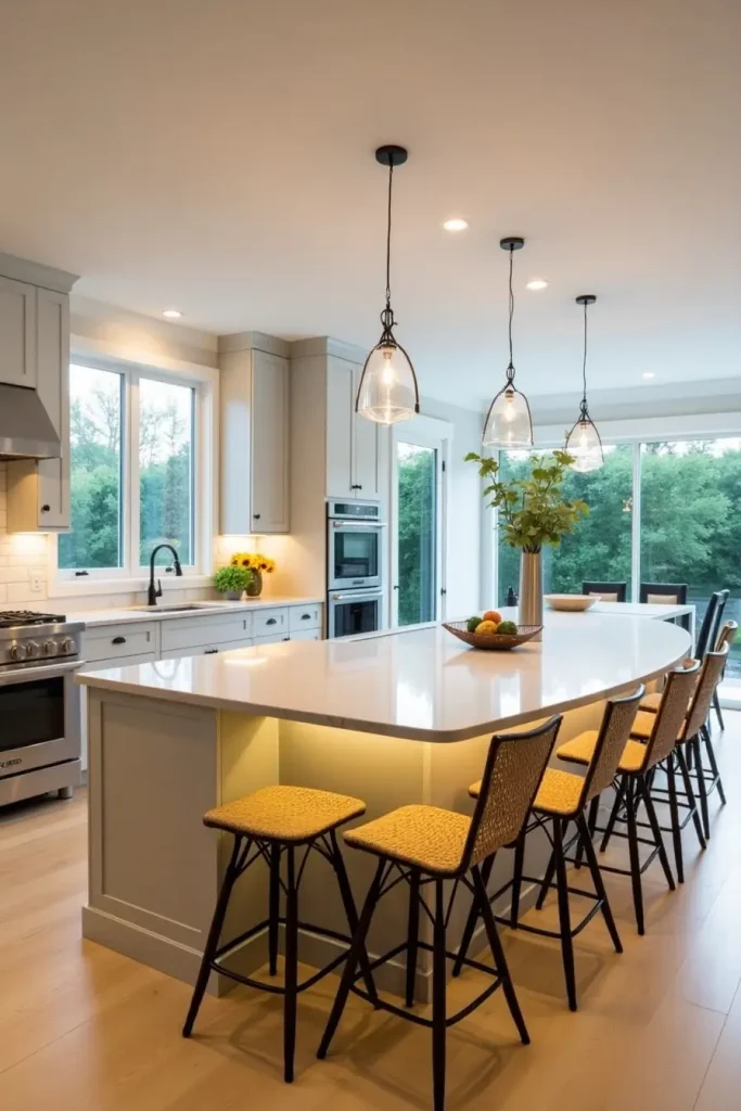18 Modern Large Kitchen Island With Seating for Open Homes